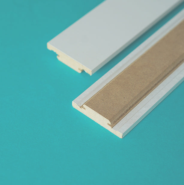 SnapClip Rail Flat Pure White (6) | Snapclip System